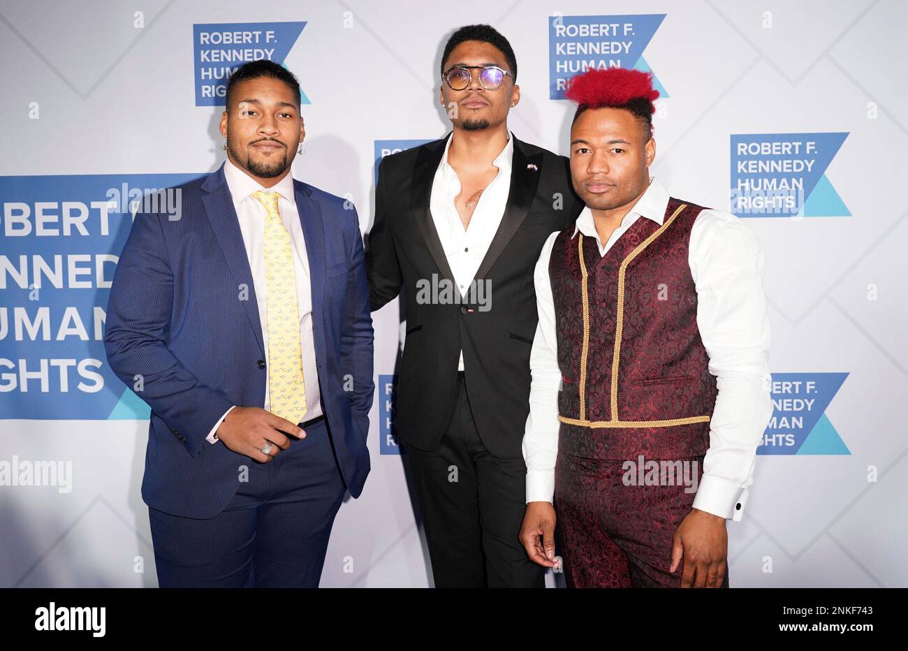 Photo by: zz/John Nacion/STAR MAX/IPx 2019 12/12/19 Troye Bullock, Danny Wright and Darius ...