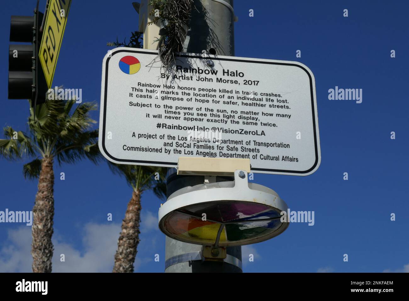 Encino, California, USA 22nd February 2023 Halo Rainbow Memorial for ...