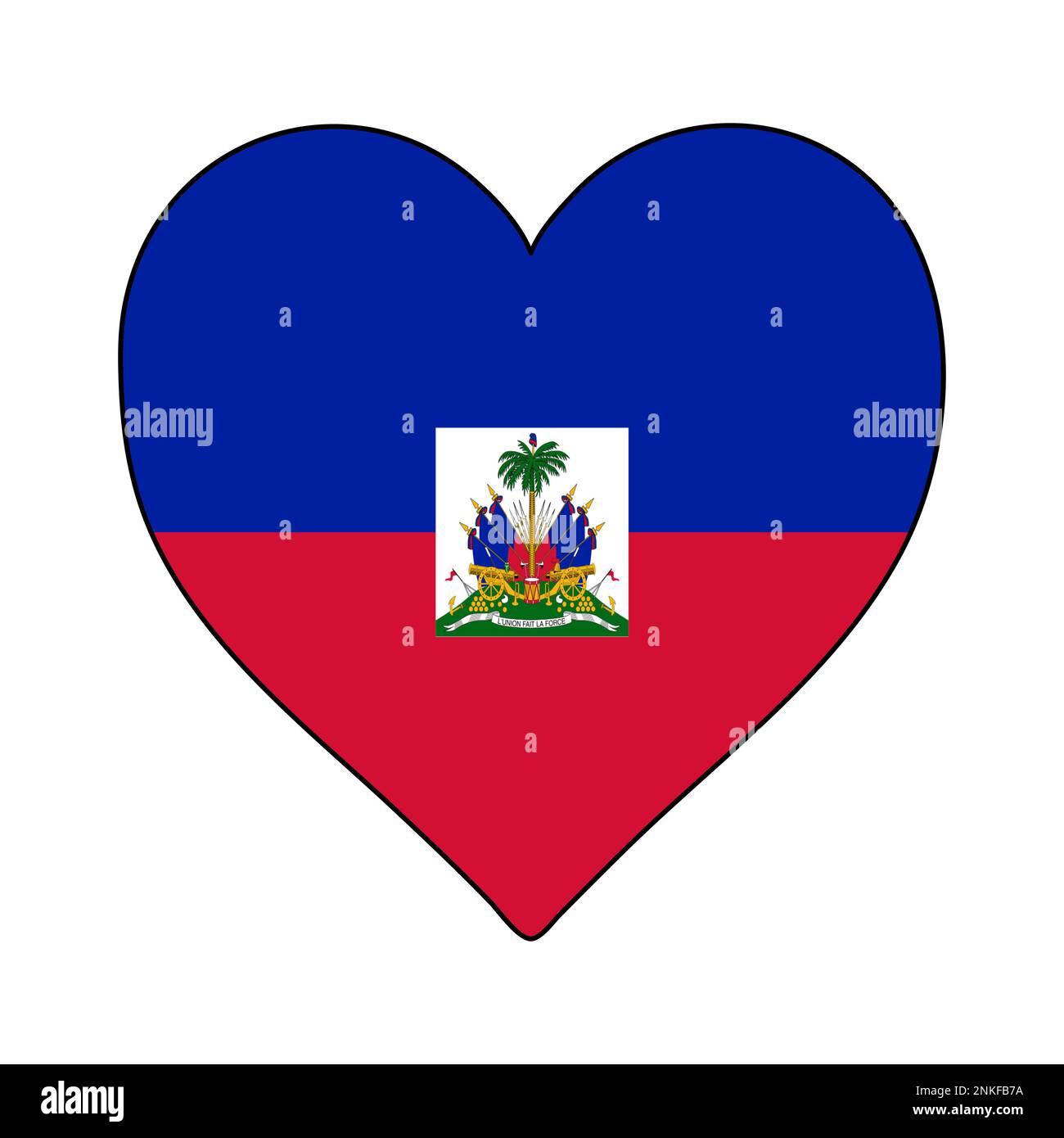 Haiti Heart Shape Flag. Love Haiti. Visit Haiti. Caribbean. Latin ...