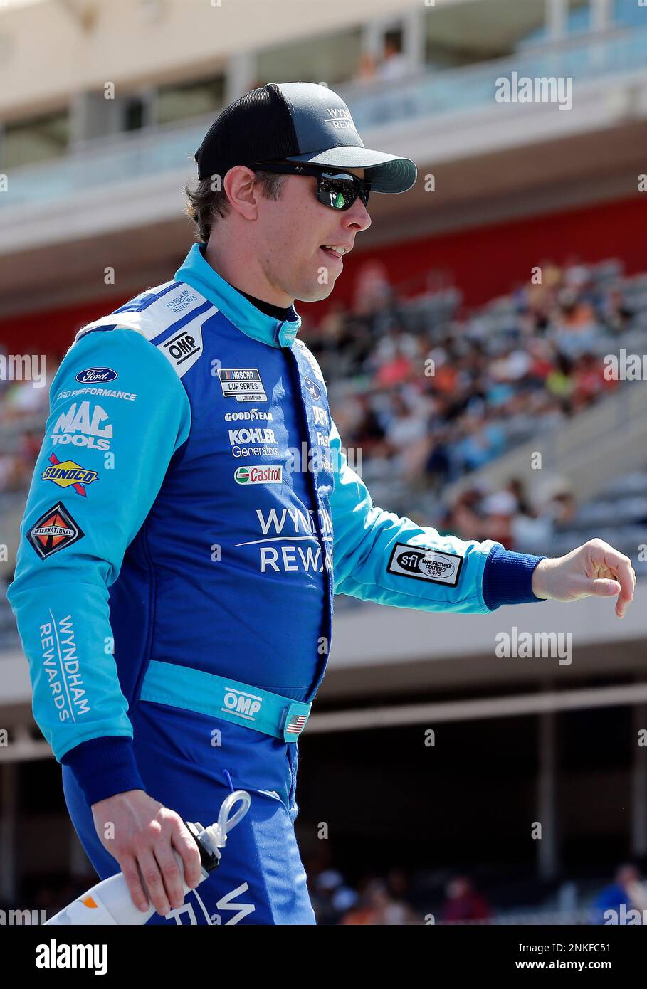 AUSTIN, TX - MARCH 27: Brad Keselowski (#6 RFK Racing Wyndham Rewards ...