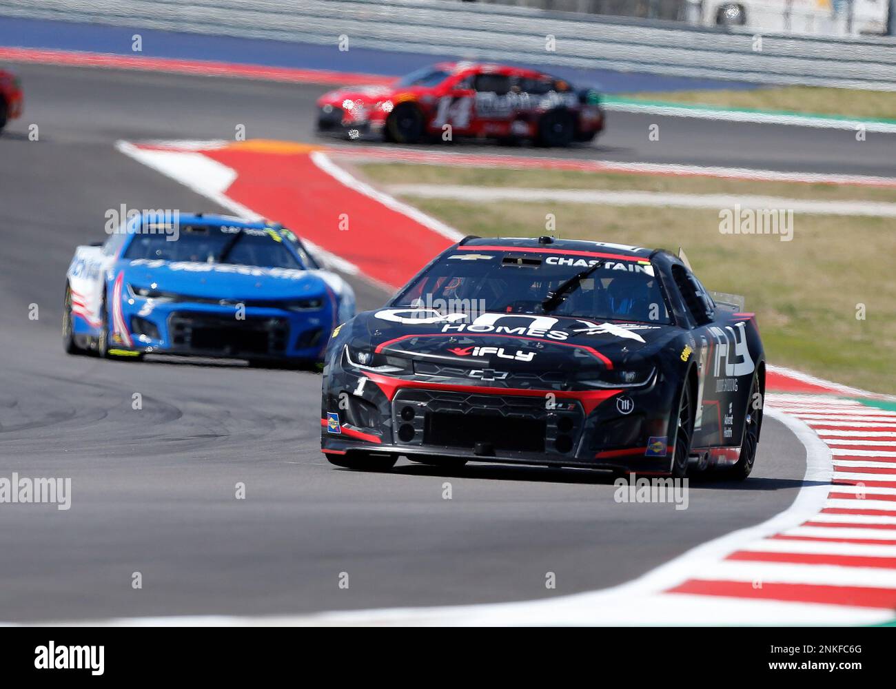 AUSTIN, TX - MARCH 27: Ross Chastain (#1 TrackHouse Racing ONX Homes ...