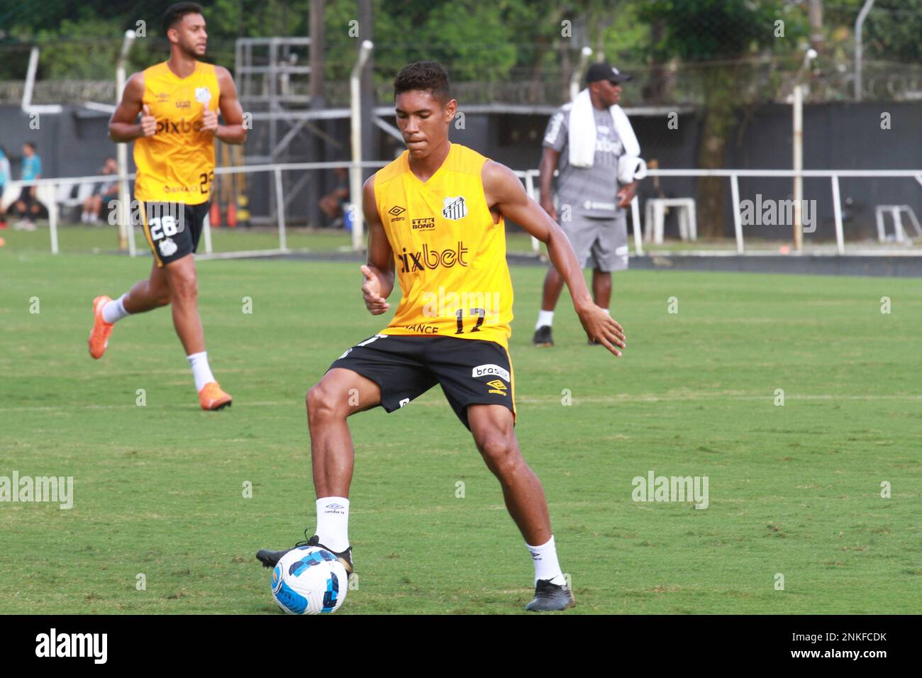 SP - Santos - 03/30/2022 - SANTOS FC, TRAINING - Vinicius Balieiro ...