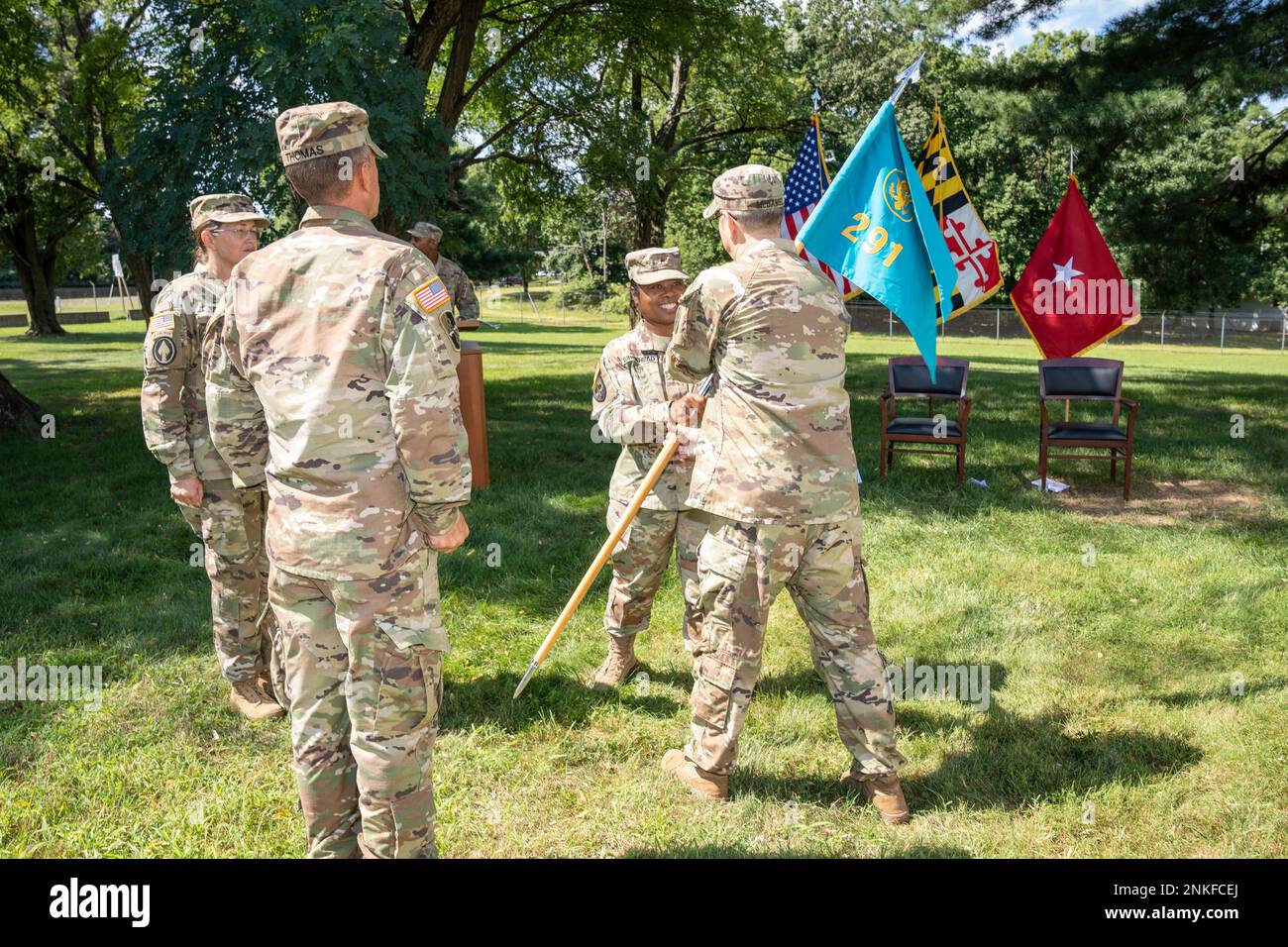 U.S. Army Lt. Col. John McDaniel Jr., the incoming commander of the ...