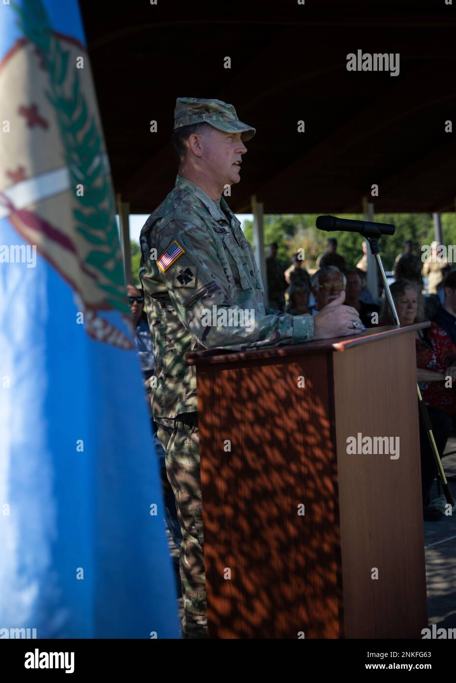 Col. Andrew Ballenger, incoming commander of the 45th Infantry Brigade ...