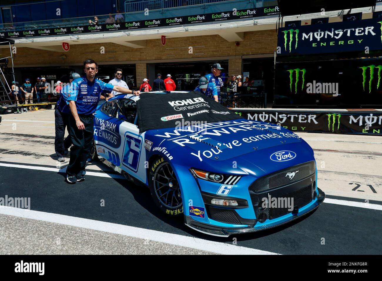AUSTIN, TX - MARCH 27: The Brad Keselowski (#6 RFK Racing Wyndham ...