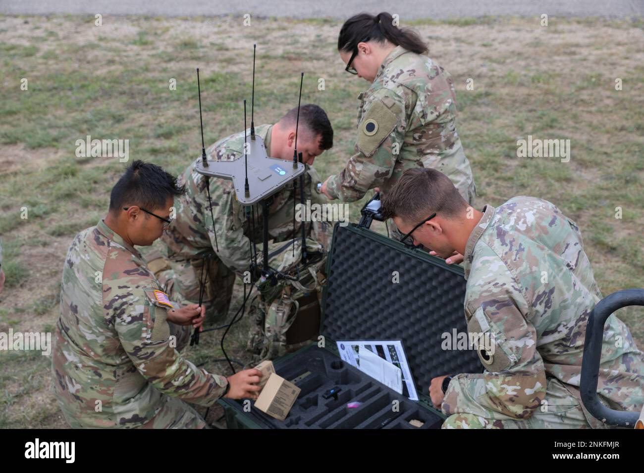 U.S. Army Soldiers assigned to Delta Company, 837th Brigade Engineer ...