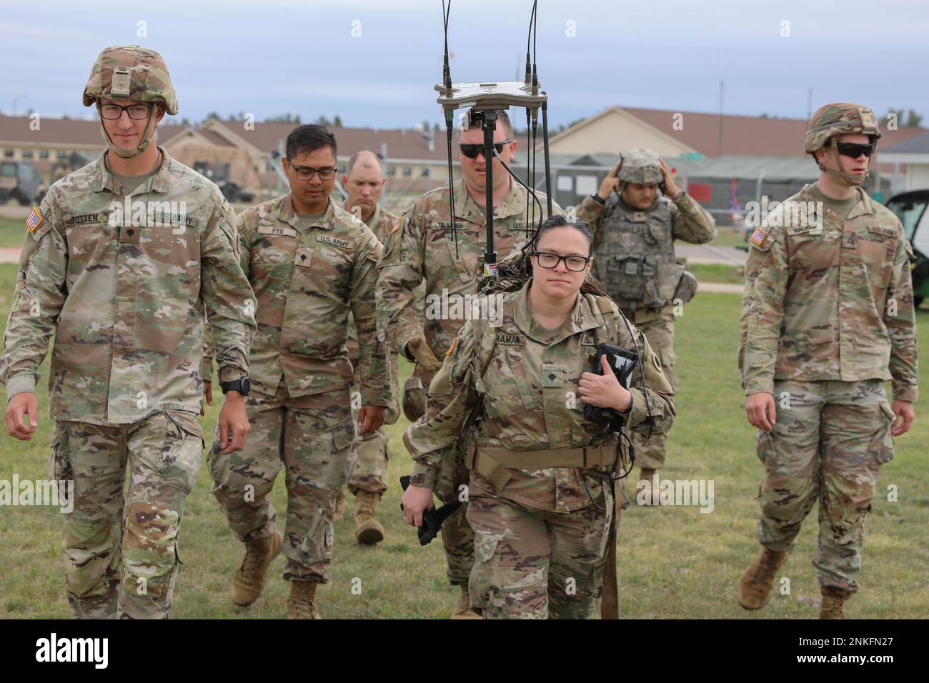 U.S. Army Soldiers from Delta Company, 837th Brigade Engineer Battalion ...
