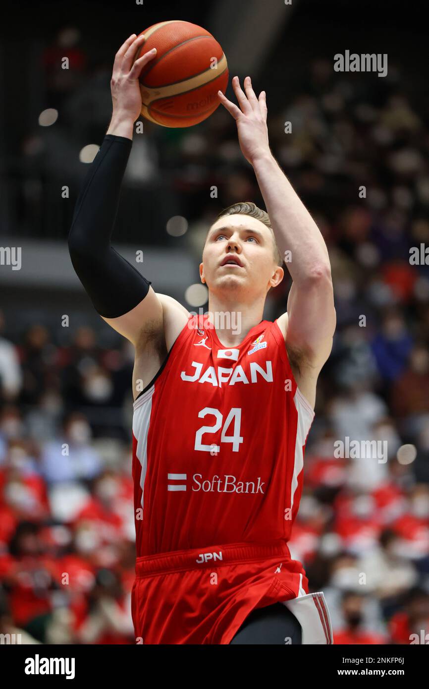 Takasaki Arena, Gunma, Japan. 23rd Feb, 2023. Josh Hawkinson (JPN ...
