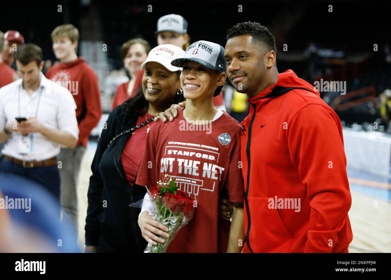 SPOKANE, WA - MARCH 27: Stanford Cardinal guard Anna Wilson (3) poses ...