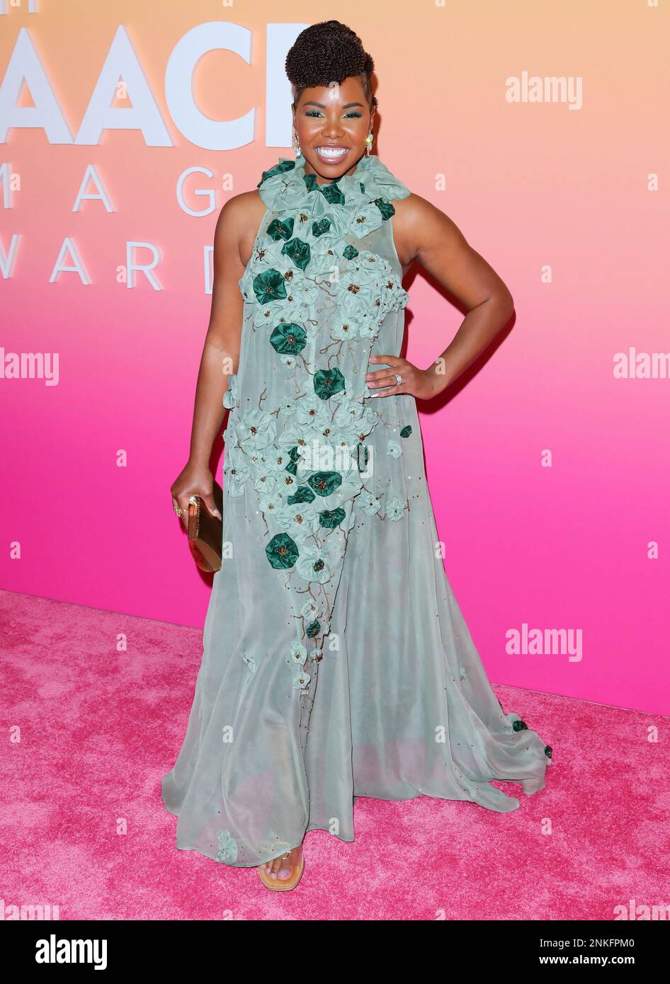 Los Angeles, CA , February 23, 2023 . Erica Cobb arrives at The NAACP ...