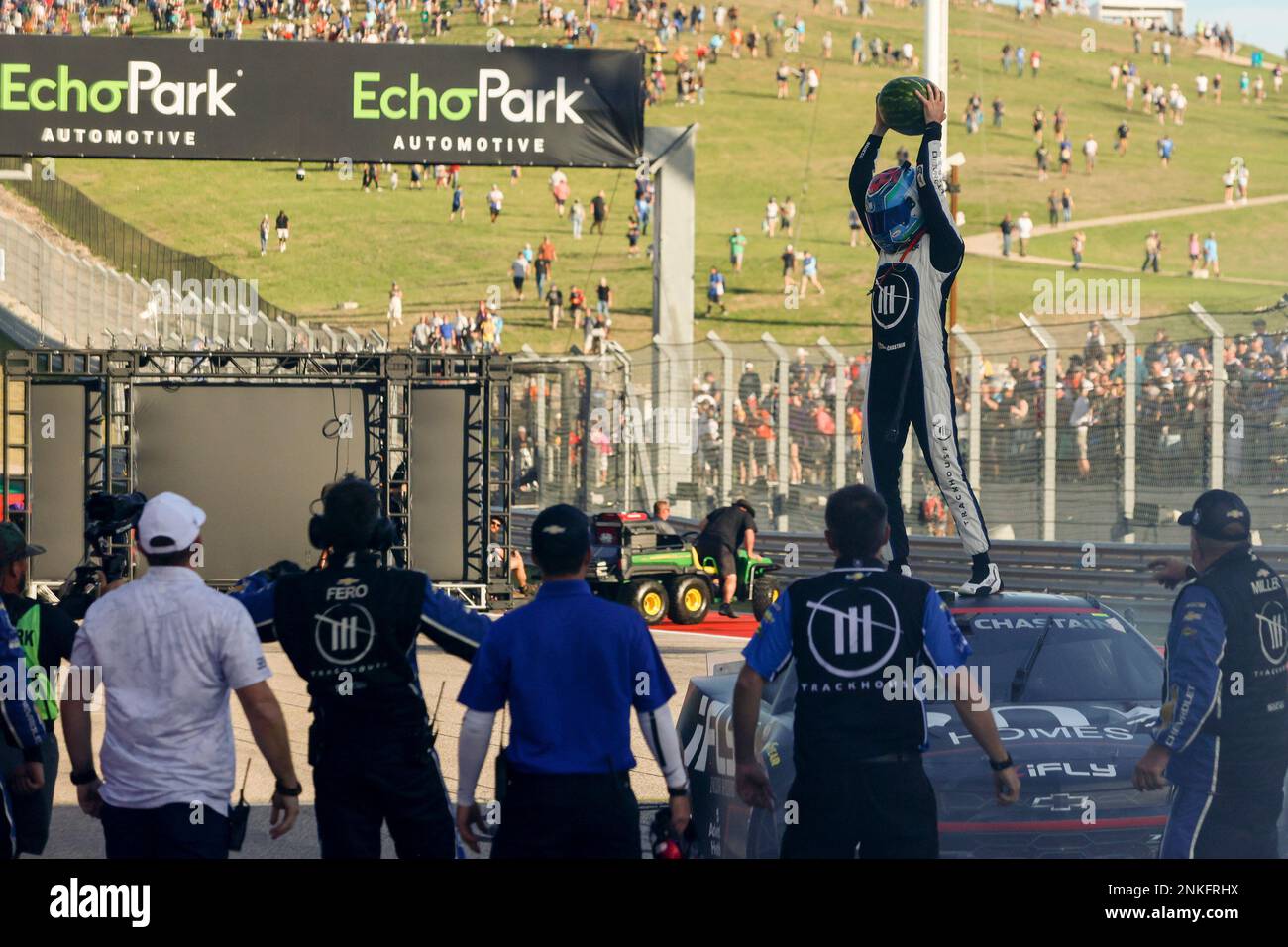 AUSTIN, TX - MARCH 27: Ross Chastain (#1 TrackHouse Racing ONX Homes ...