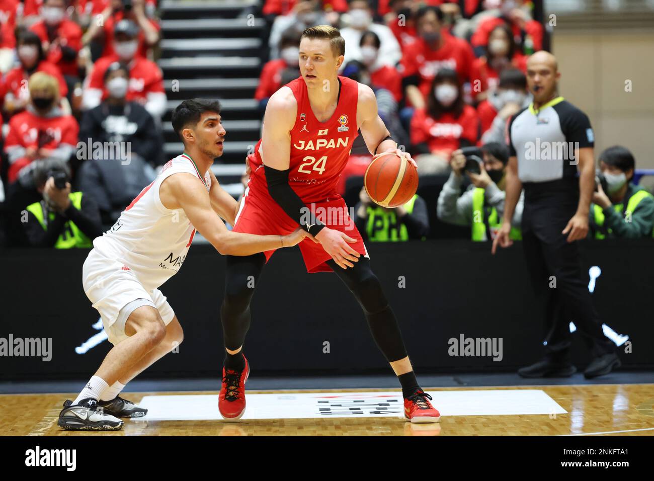 Takasaki Arena, Gunma, Japan. 23rd Feb, 2023. Josh Hawkinson (JPN ...