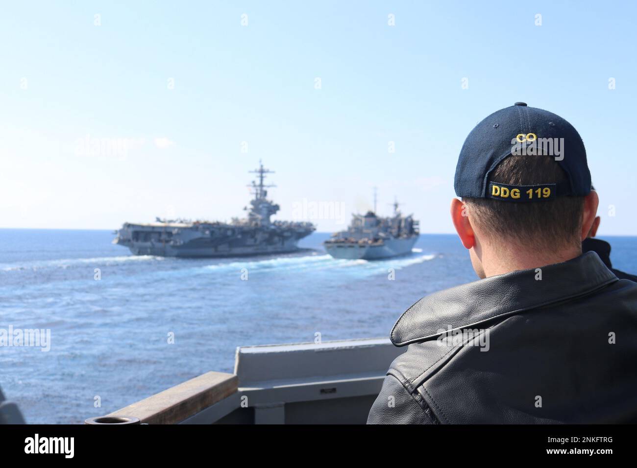 230217-N-EW498-1063 MEDITERRANEAN SEA (Feb. 17, 2023) Cmdr. Adam Stein ...