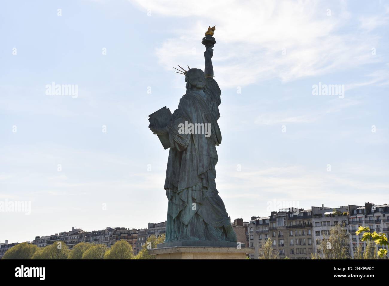 Parisian Statue of Liberty, France Stock Photo - Alamy