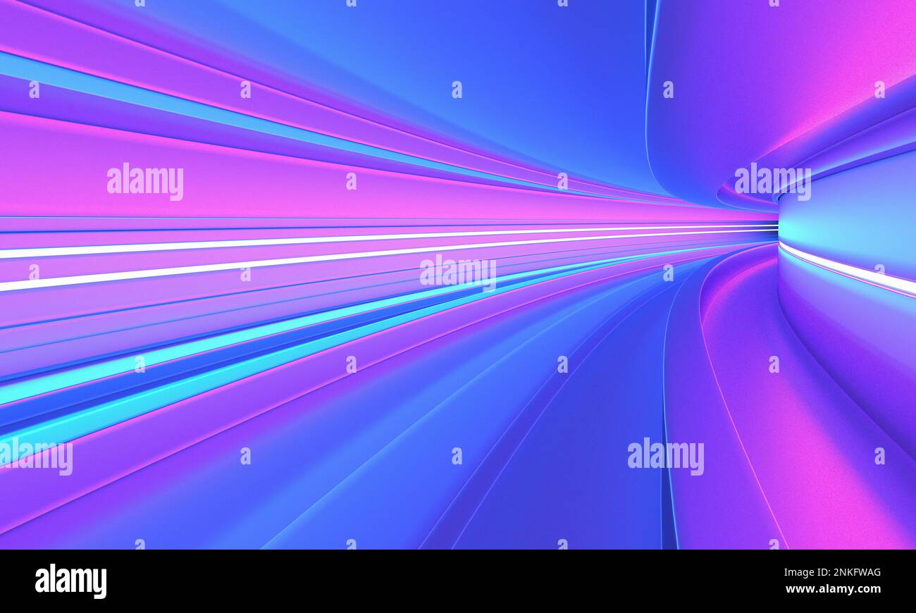 Neon colored lights and speed glow lights Stock Photo - Alamy