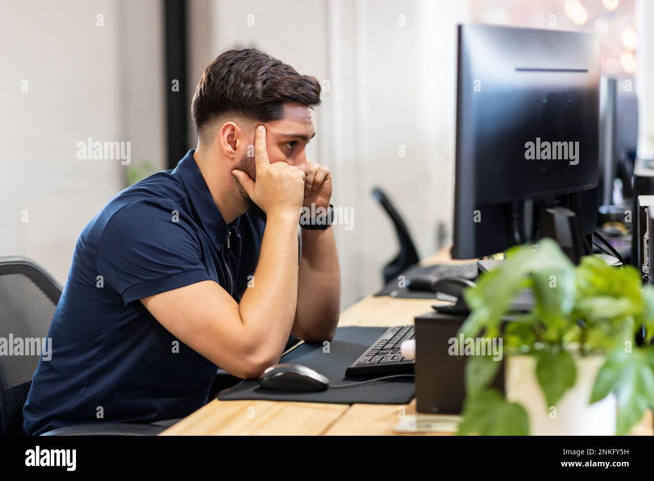 Frustrated worried businessman in hi-res stock photography and images ...
