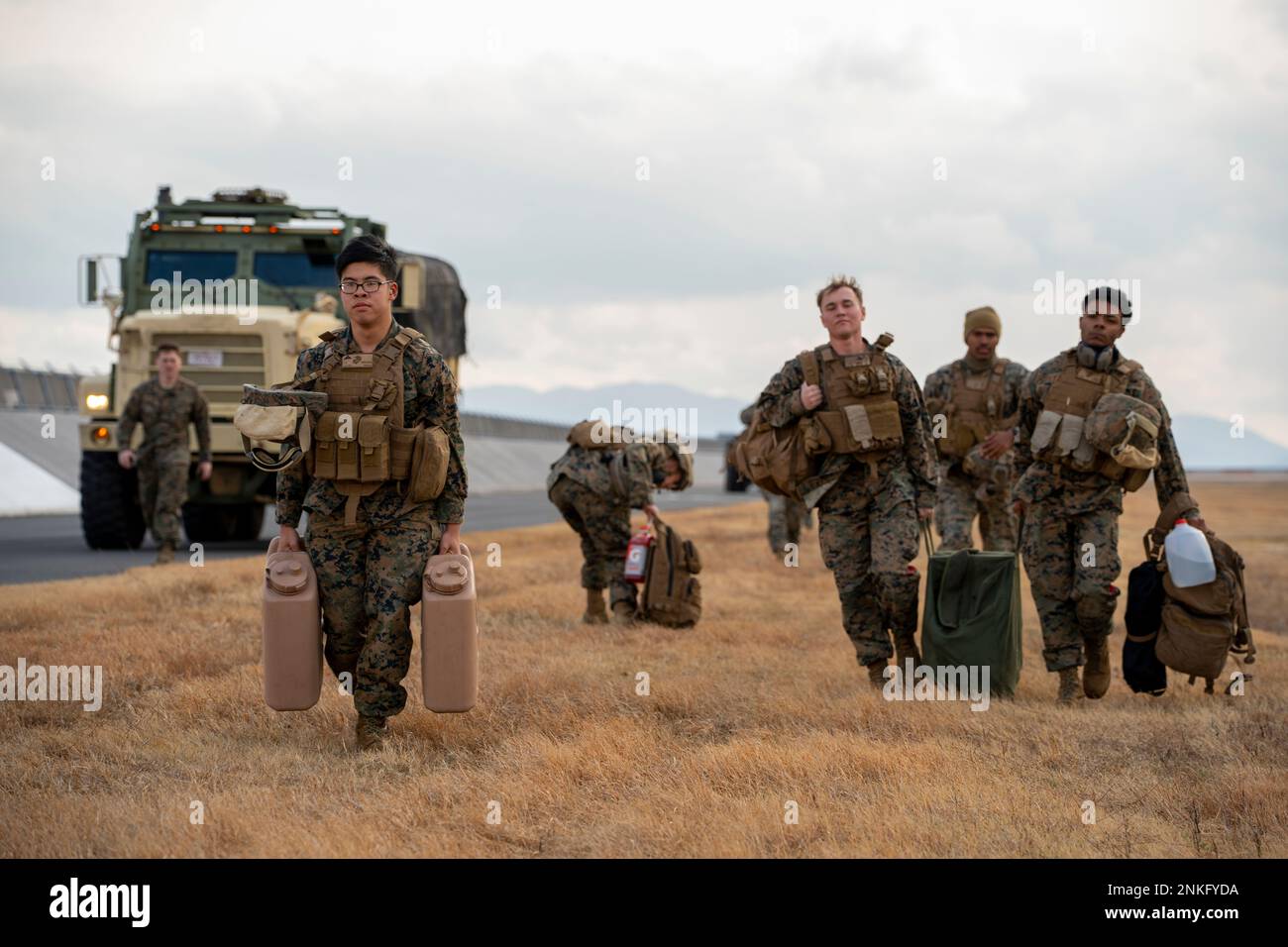 U.S. Marines with Combat Logistics Battalion 31, 31st Marine ...