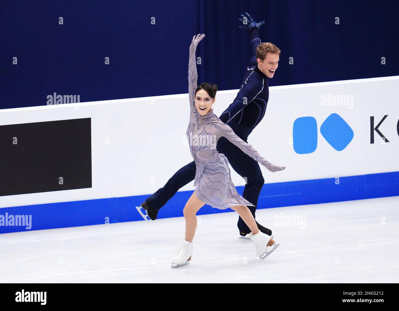 Unite States of America's Madison CHOCK and Evan BATES perform during ...