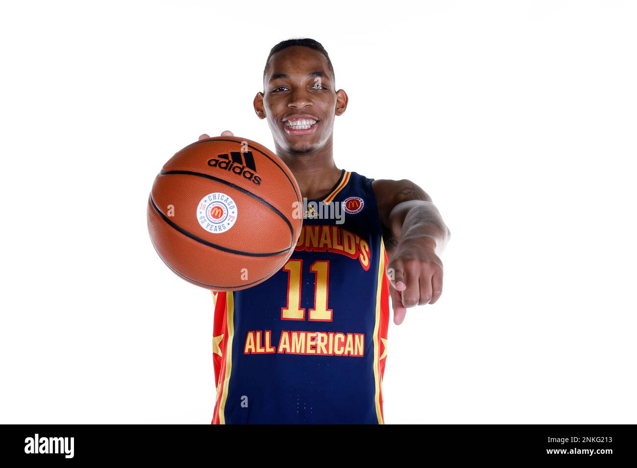 CHICAGO, IL - MARCH 26: McDonald's High School All American MJ Rice (11 ...