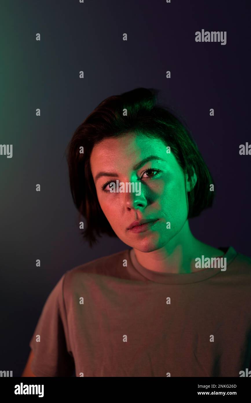 Young black female light hi-res stock photography and images - Alamy