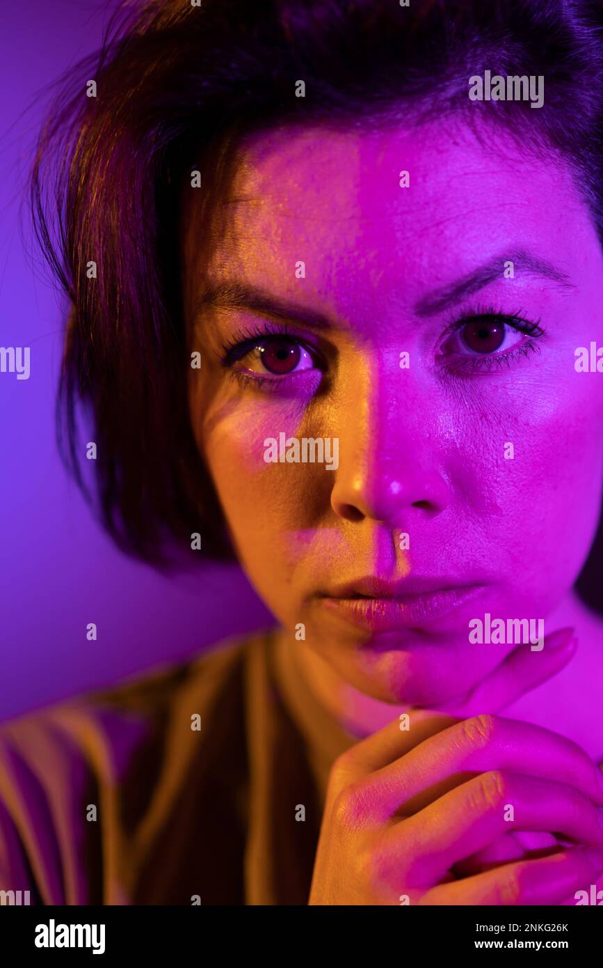 Lighting face hi-res stock photography and images - Alamy