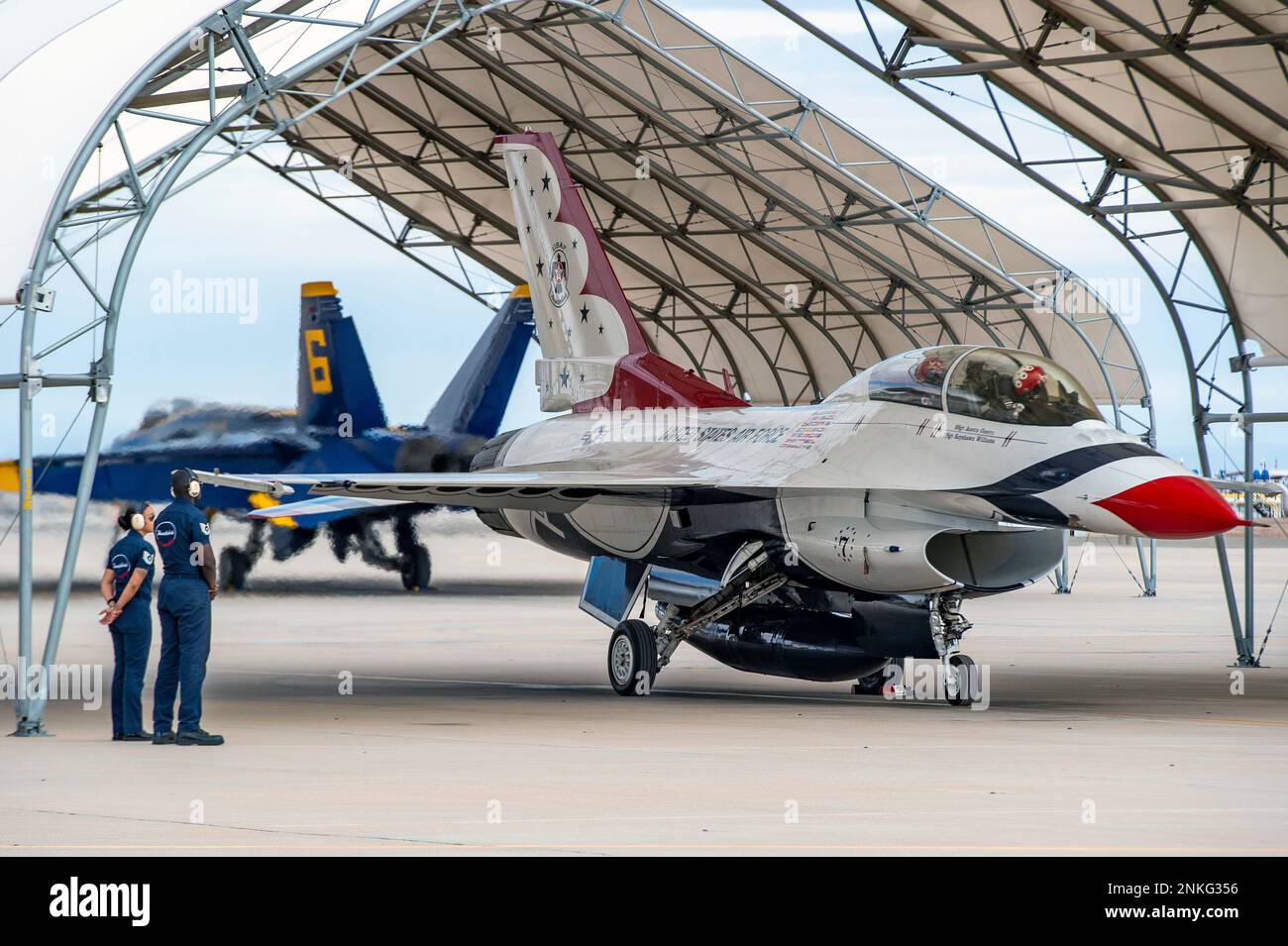 230223-N-TV337-1005 EL CENTRO, Calif. (Feb. 23, 2023) The U.S. Air Force Air Demonstration ...