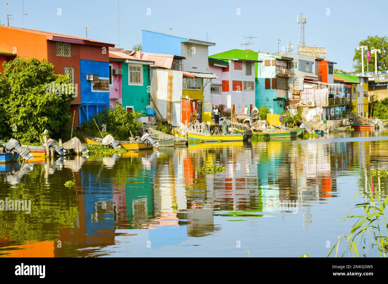 Bandar Anzali, Iran - 10th june, 2022: beautiful colorful iranian ...