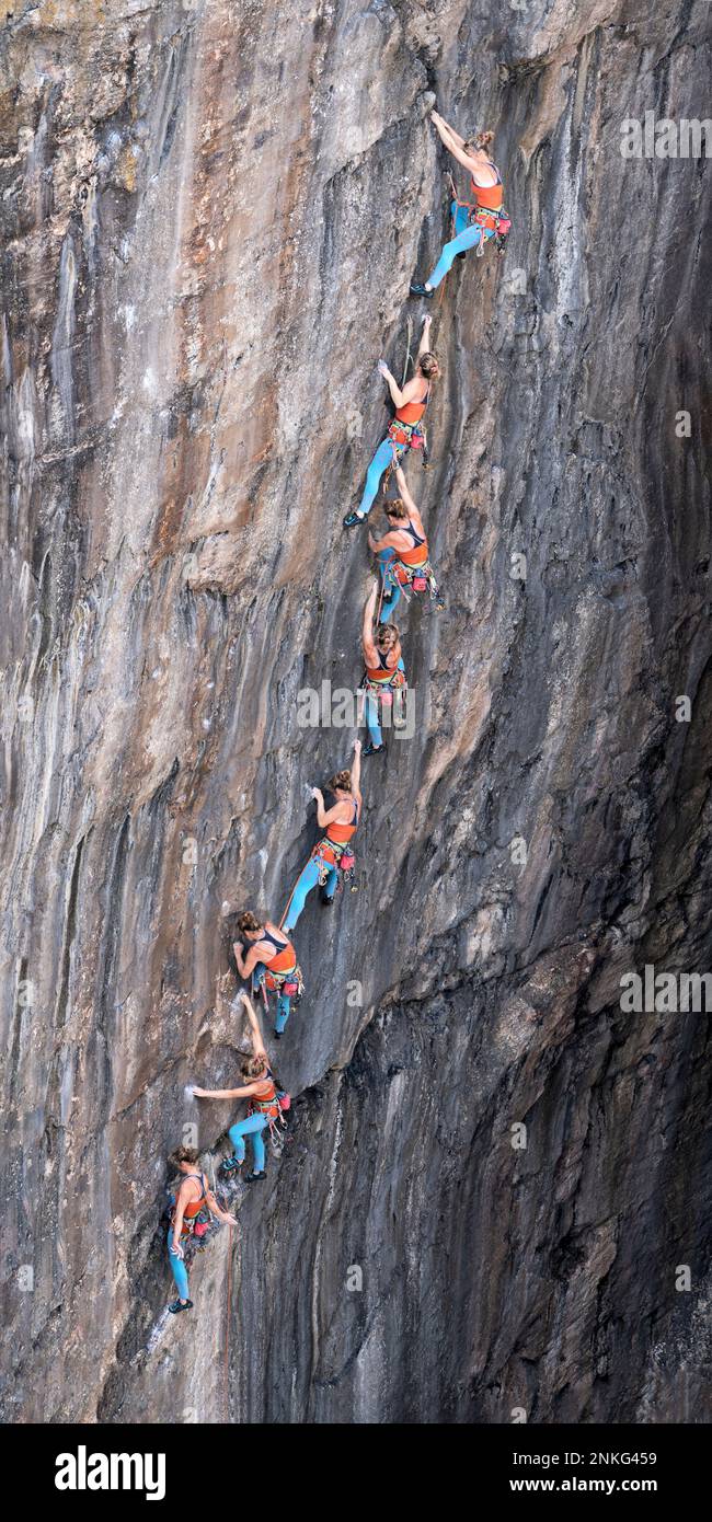 Multiple exposure sport hi-res stock photography and images - Alamy
