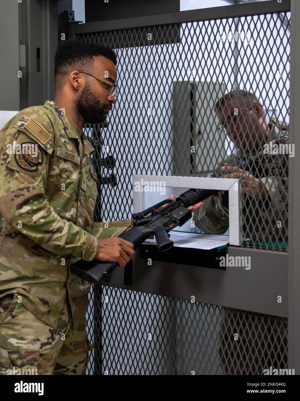 Airmen with the 436th Logistics Readiness Squadron, Dover Air Force ...