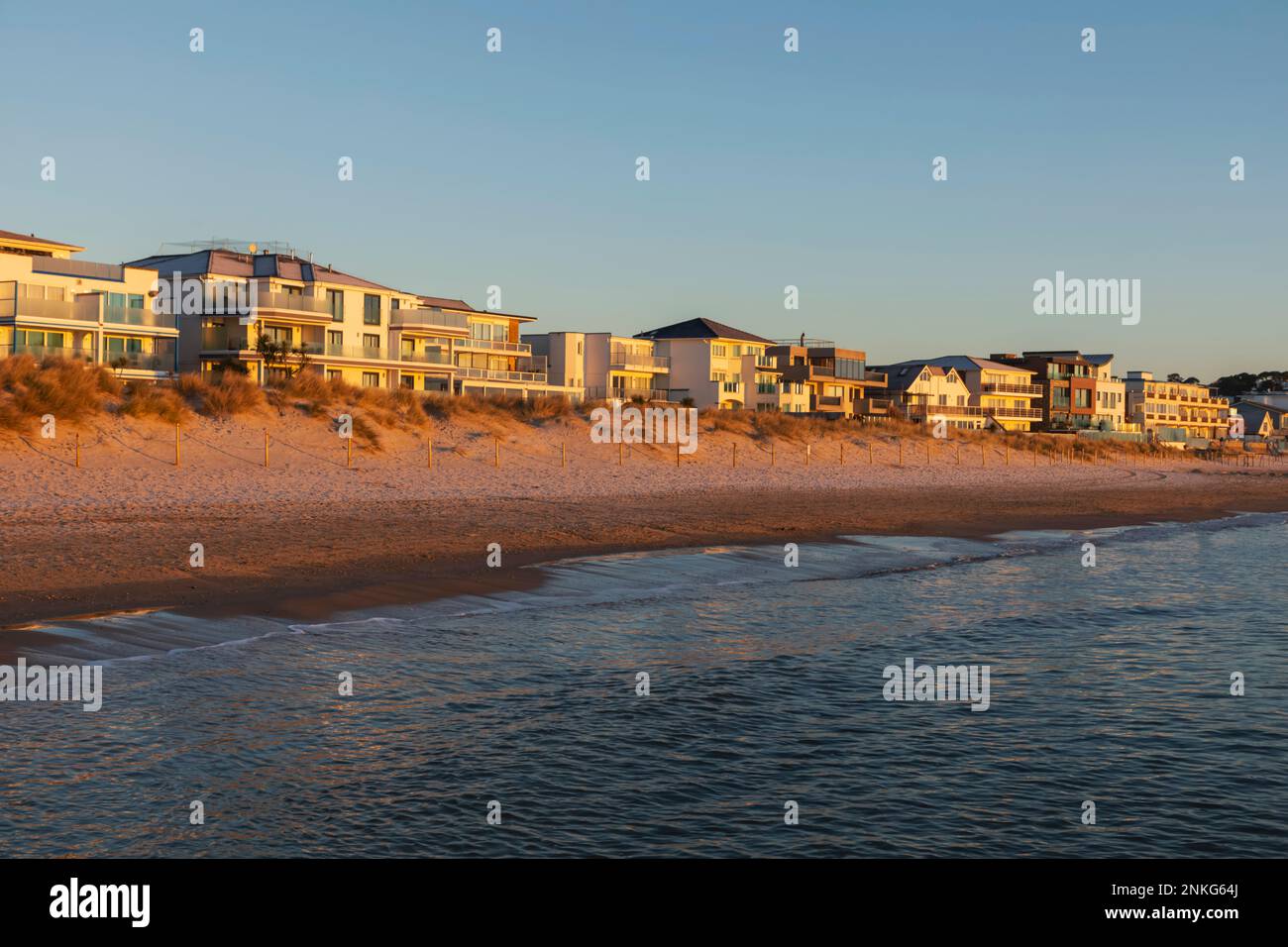 England, Dorset, Poole, Sandbanks Beach and Luxury Waterfront Houses ...