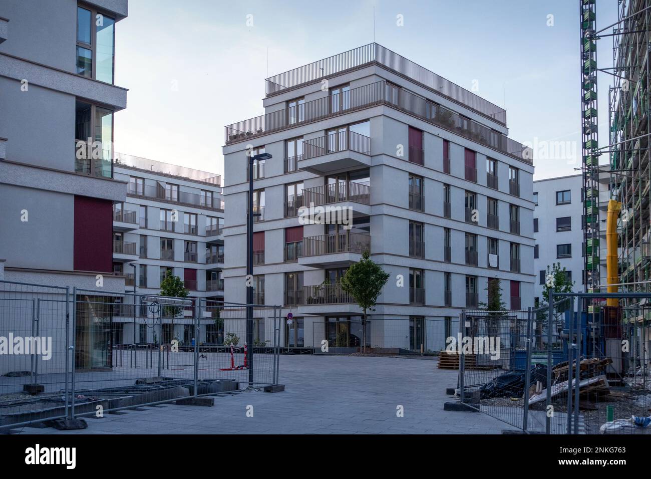 Germany, Bavaria, Munich, Newly built modern apartments Stock Photo - Alamy