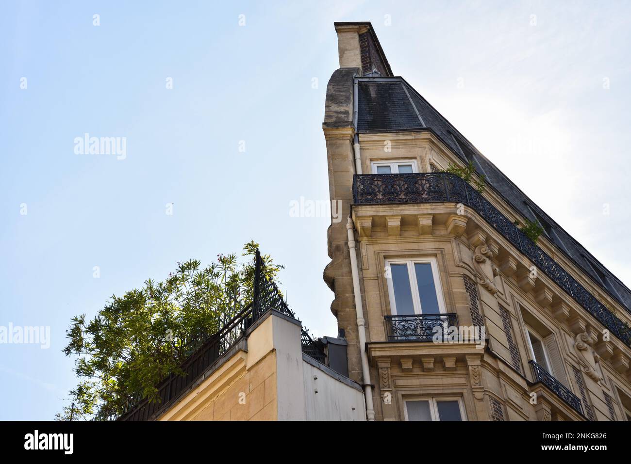 Traditional Haussmann Apartment Buildings in Bastille Neighborhood ...