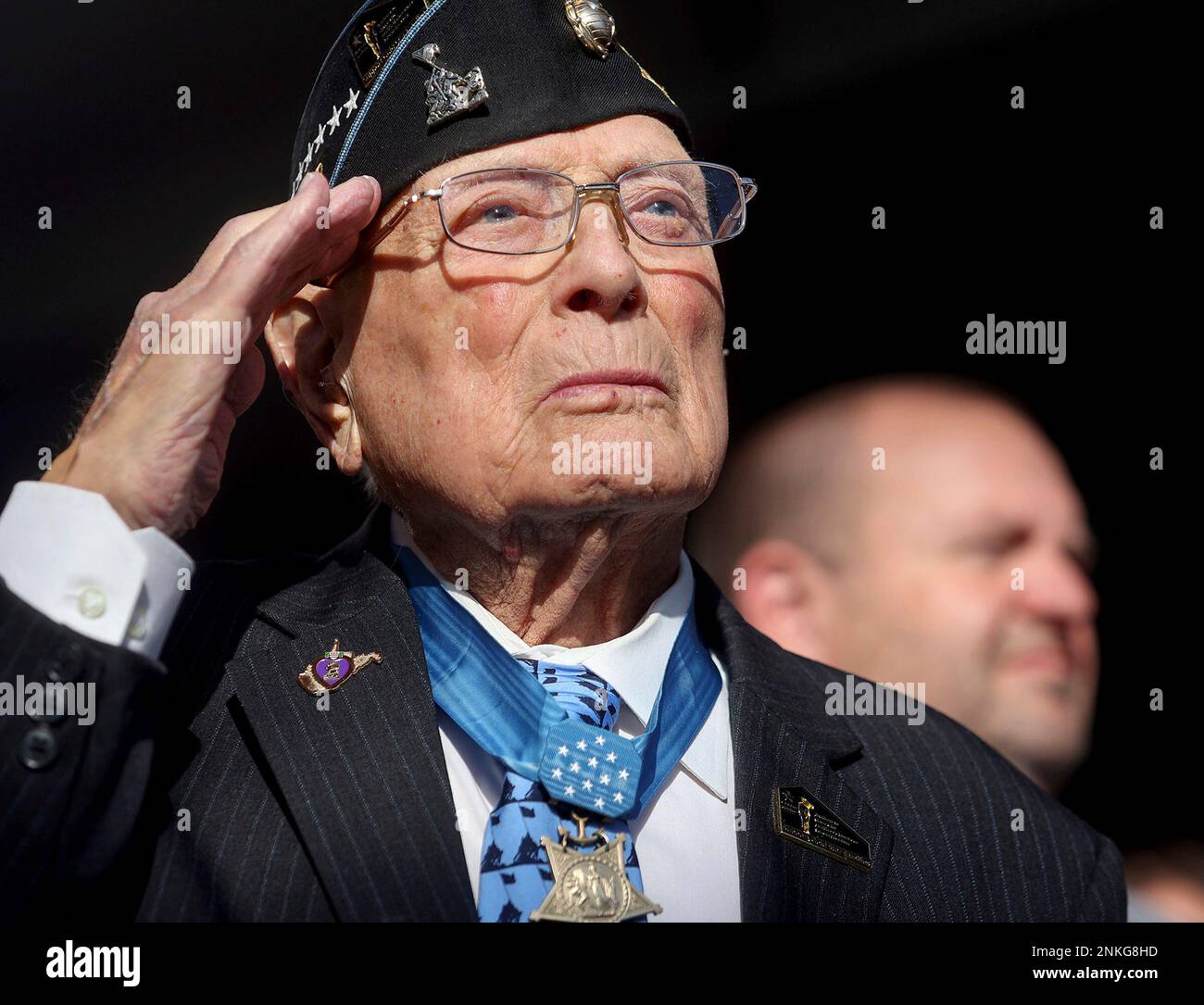 Hershel Woodrow Williams, a World War II veteran and recipient of the ...