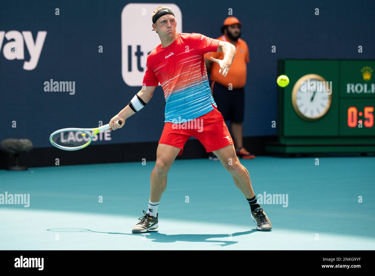 Alejandro Davidovich Fokina of Spain during the Miami Open Tennis ...