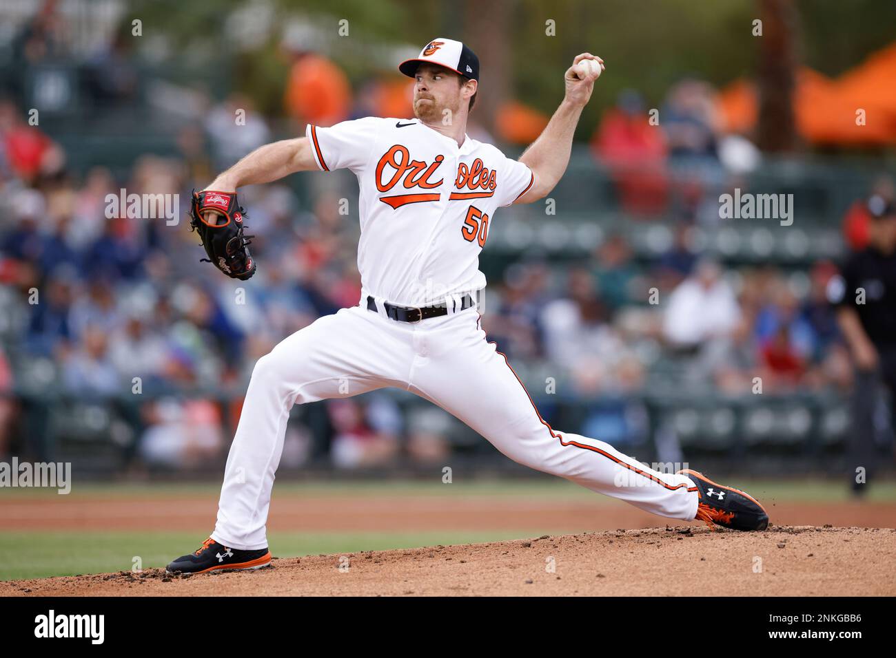 SARASOTA, FL - MARCH 24: Baltimore Orioles starting pitcher Bruce ...