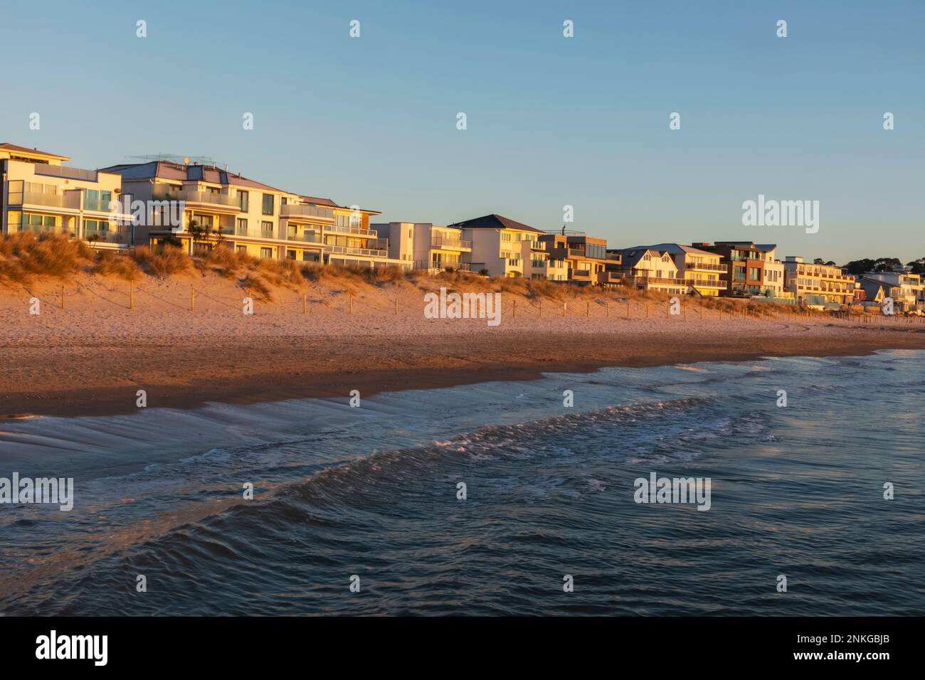 England, Dorset, Poole, Sandbanks Beach and Luxury Waterfront Houses ...