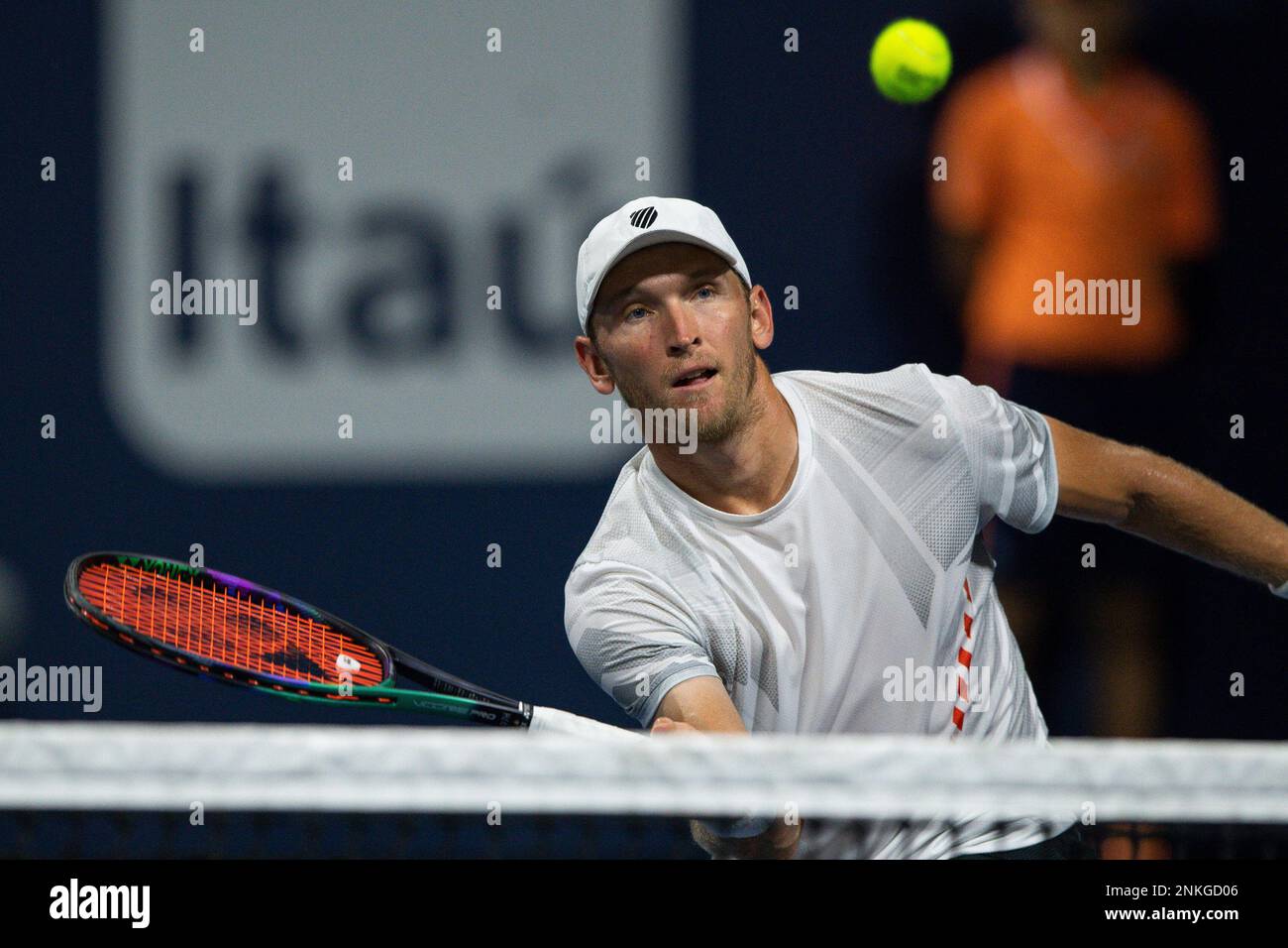 Mitchell Krueger of U.S.A. during the Miami Open Tennis tournament on ...