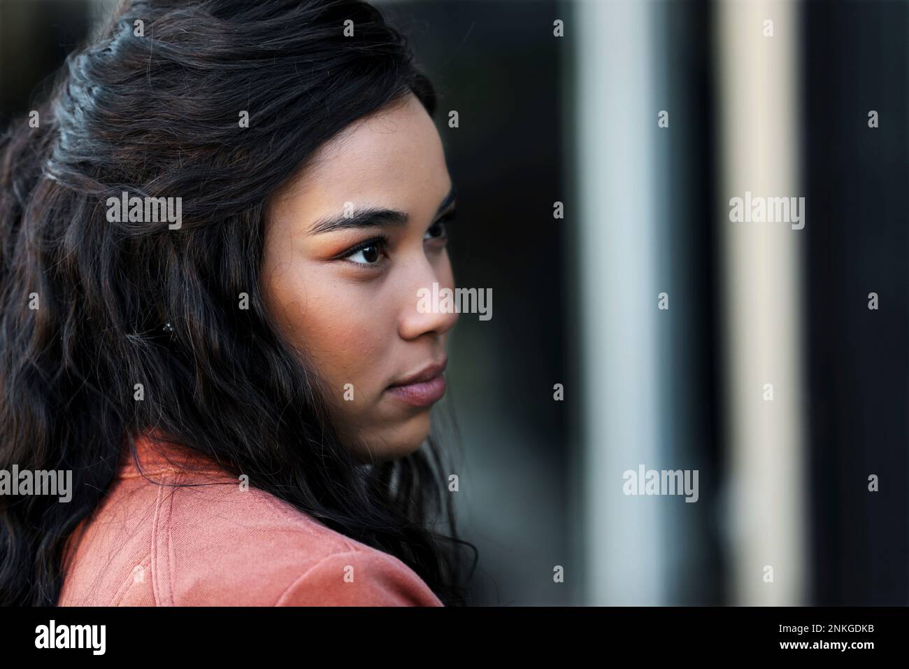 Actress Alexandra Shipp (Love Simon, X-Men: Apocalypse) on the set of ...