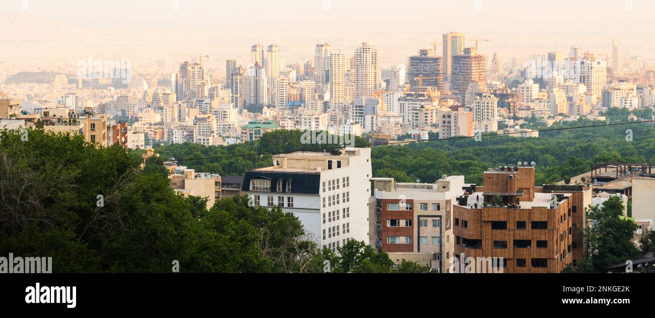 Tehran, Iran-28th may, 2022: city buildings architecture skyline ...