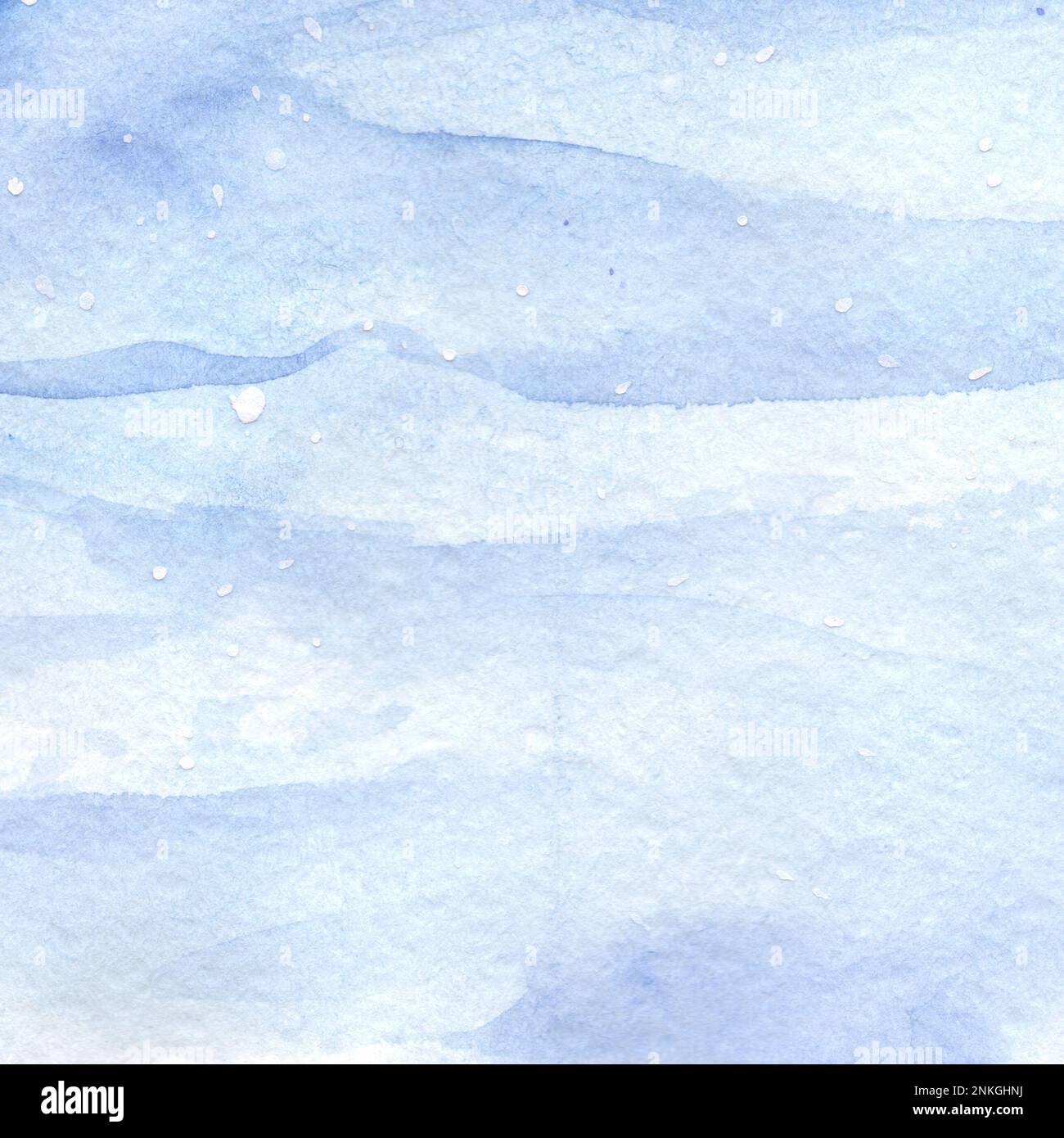 Watercolor light blue winter snow sky texture background Stock Photo ...