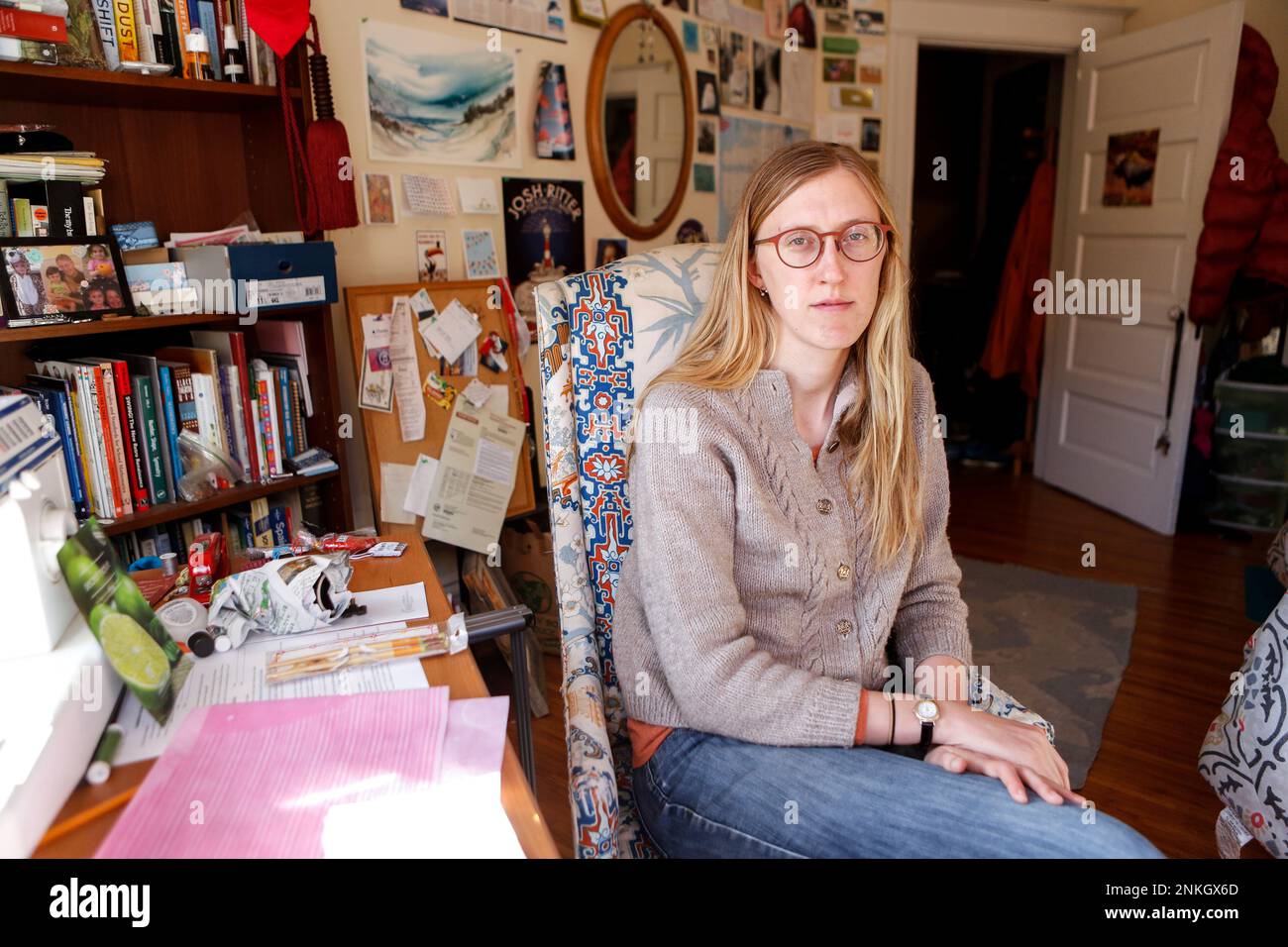 Katie Waddle, an SFSU student trying to get insurance through Covered ...