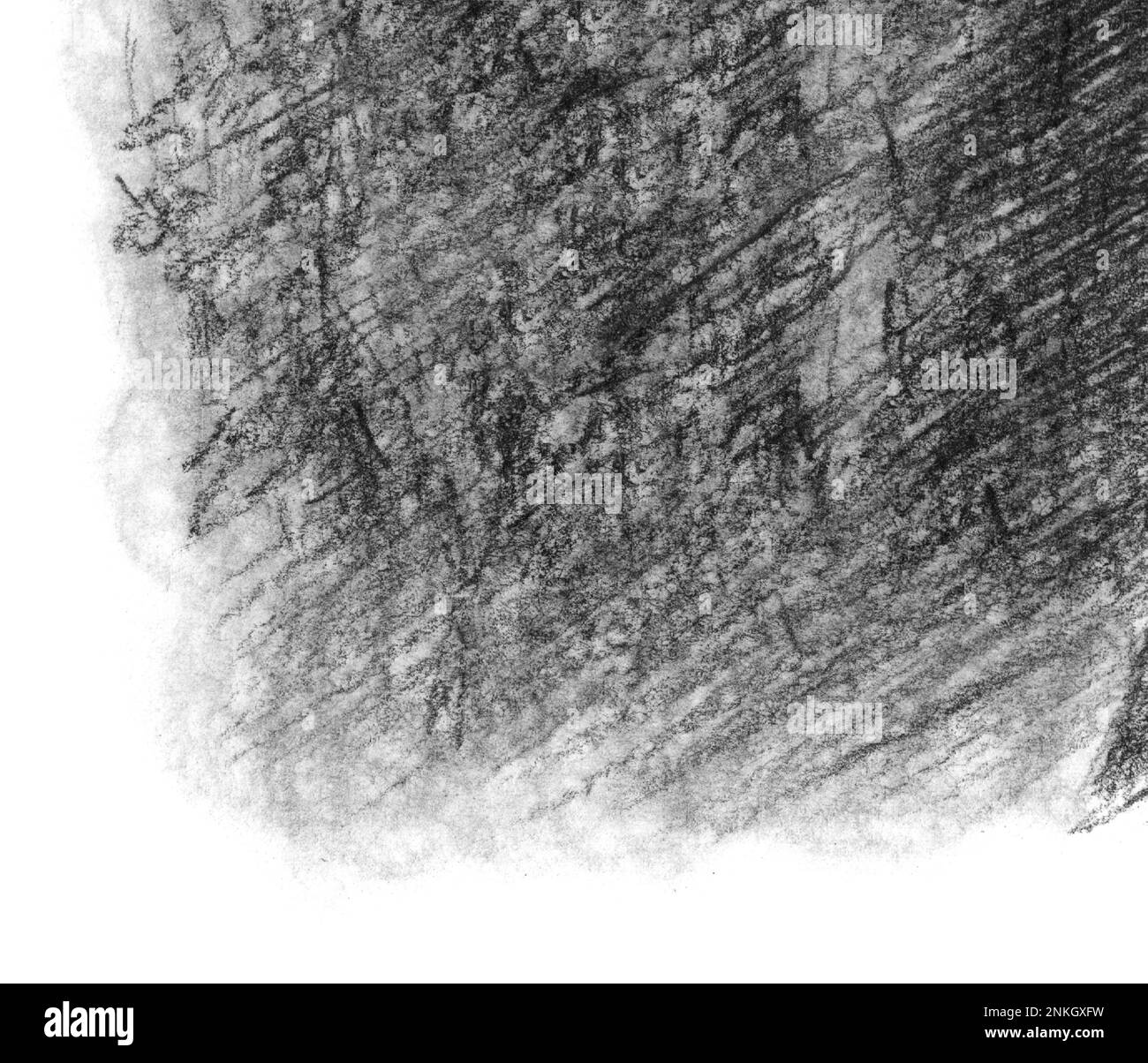 Black and white monochrome pencil sketch line art stroke texture ...