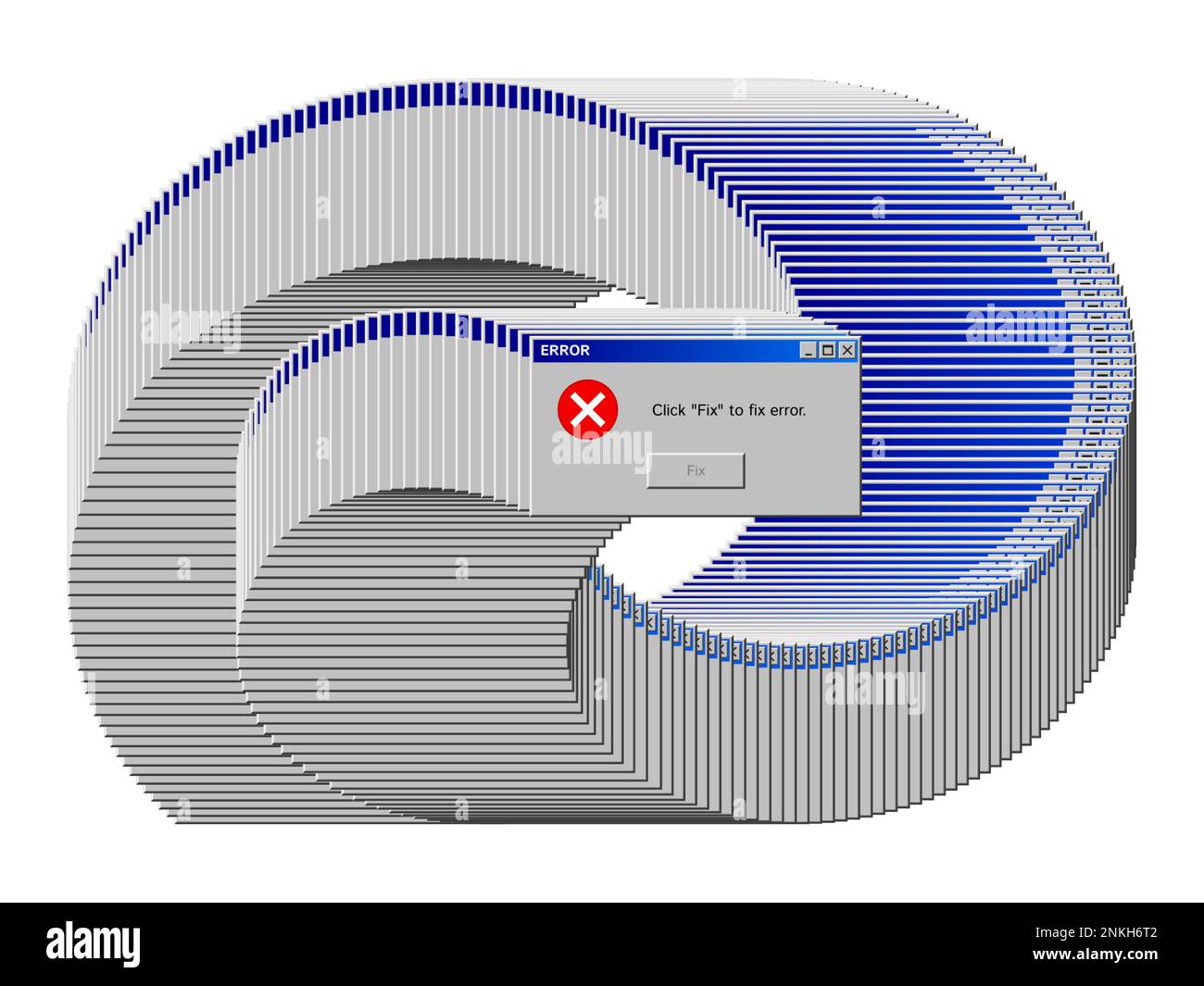 Virtual windows, view Stock Vector Images - Alamy