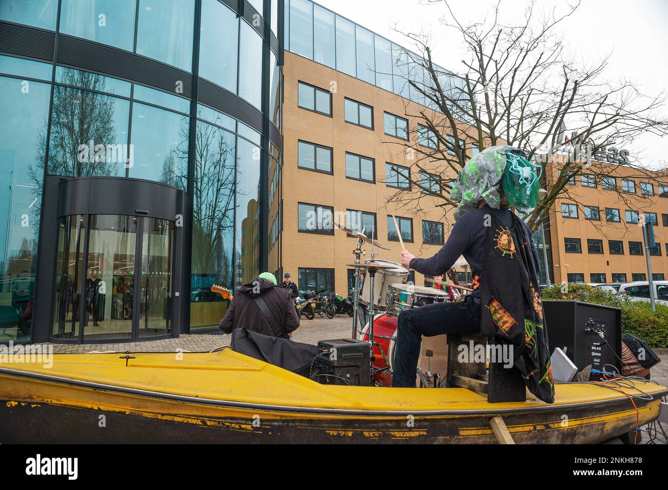 Delft, Netherlands - 22 Feb 2023, Ocean Rebellions heavy metal band ...