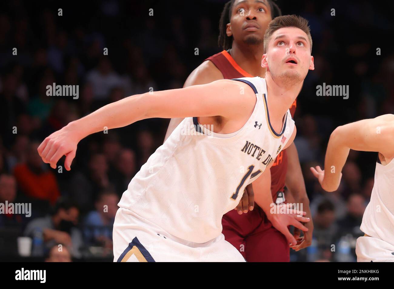 BROOKLYN, NY - MARCH 10: Notre Dame Fighting Irish forward Nate ...