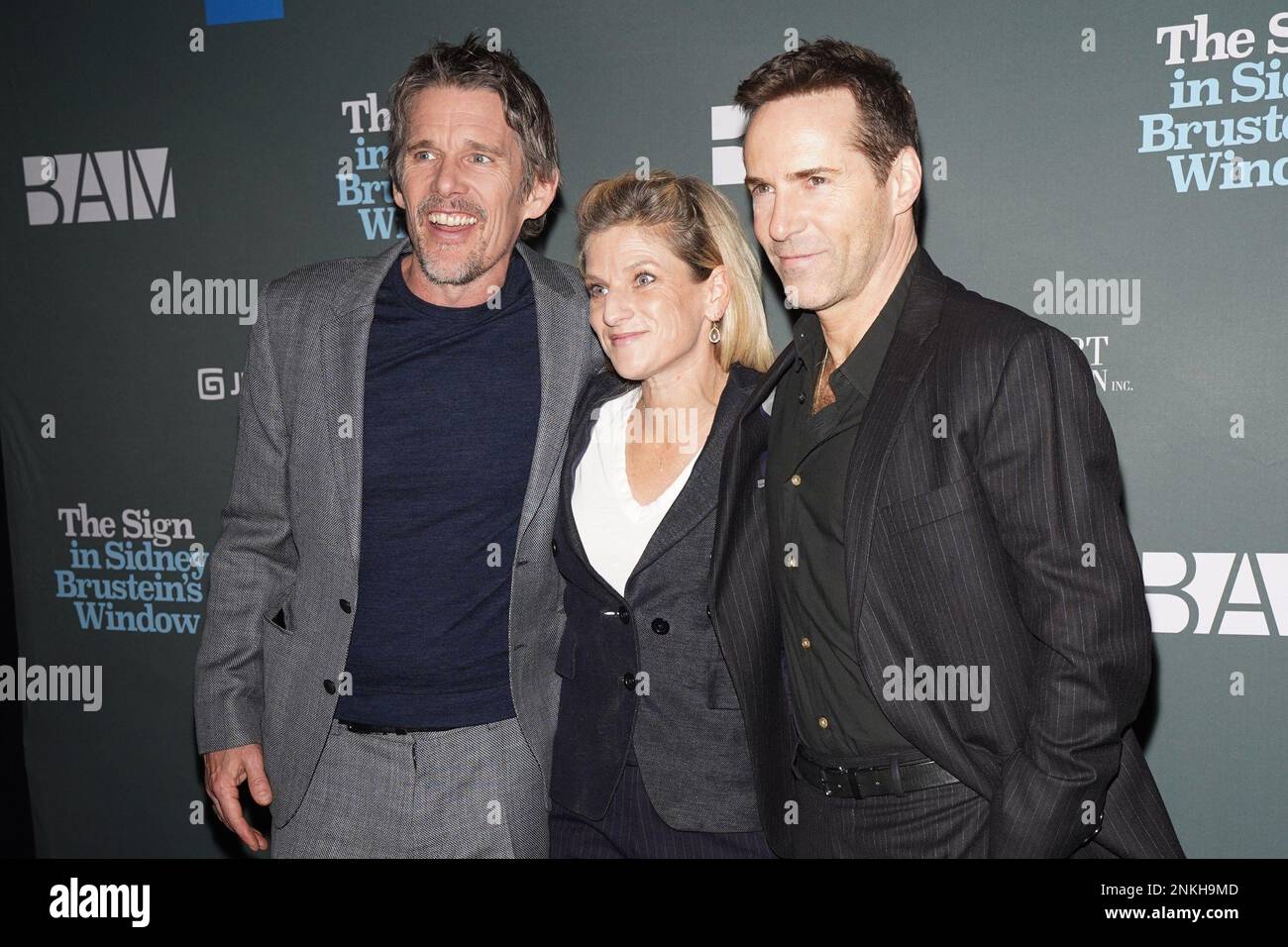 Brooklyn, NY, USA. 23rd Feb, 2023. Ethan Hawke, Ryan Hawke, Alessandro ...