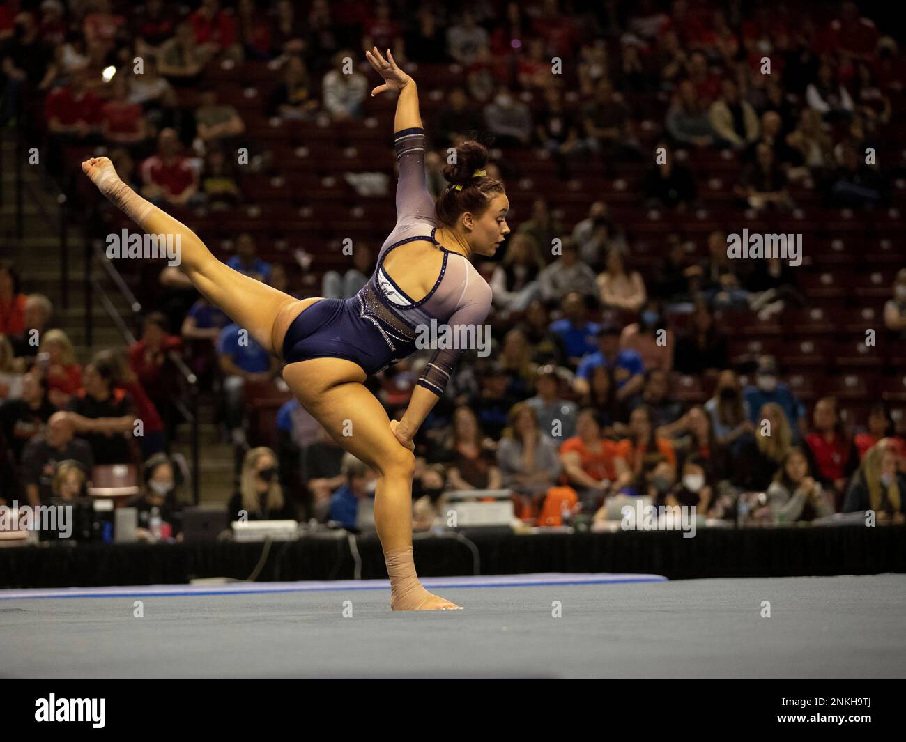 March 19, 2022: University of California Berkeley gymnast Milan Clausi ...