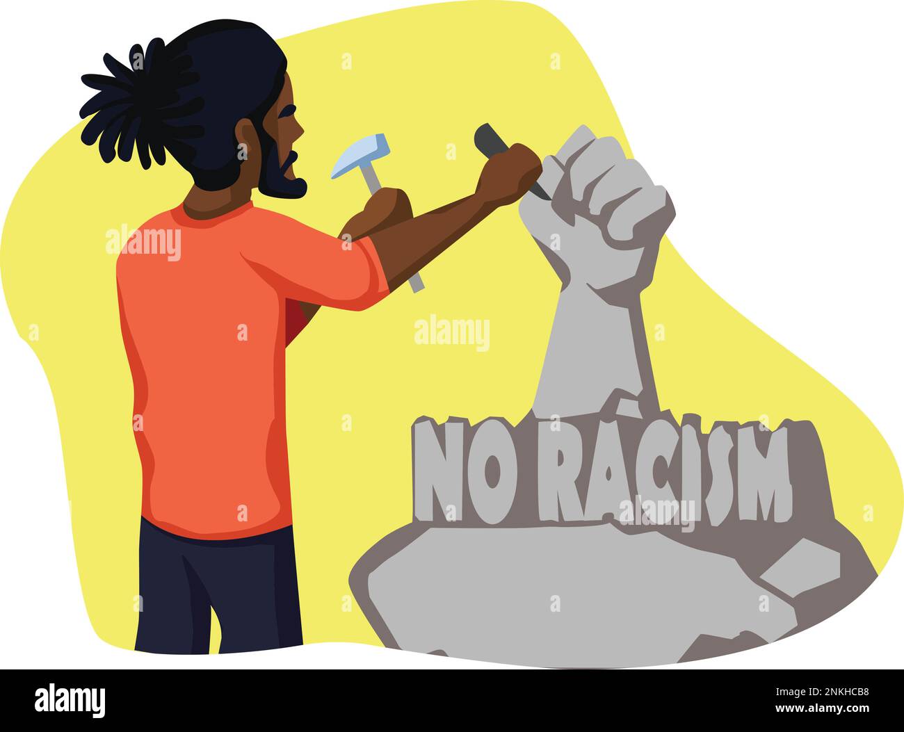 Fighting racism Stock Vector Images - Alamy