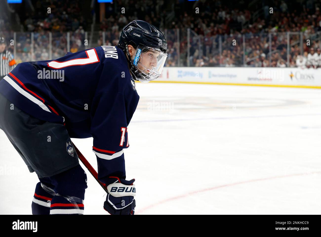 BOSTON, MA - MARCH 19: UCONN Huskies forward Marc Gatcomb (17) during ...