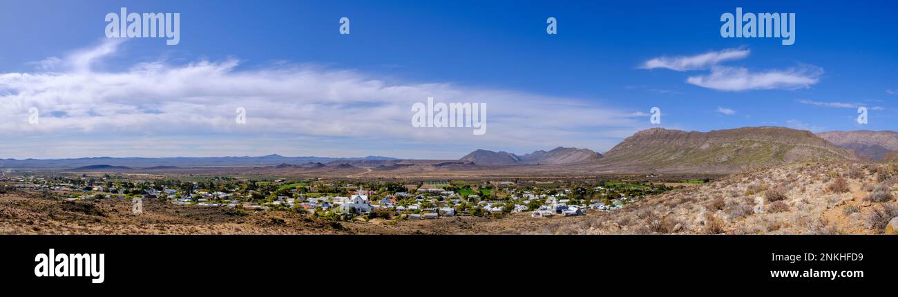 South Africa, Western Cape Province, Prince Albert, Panoramic view of ...
